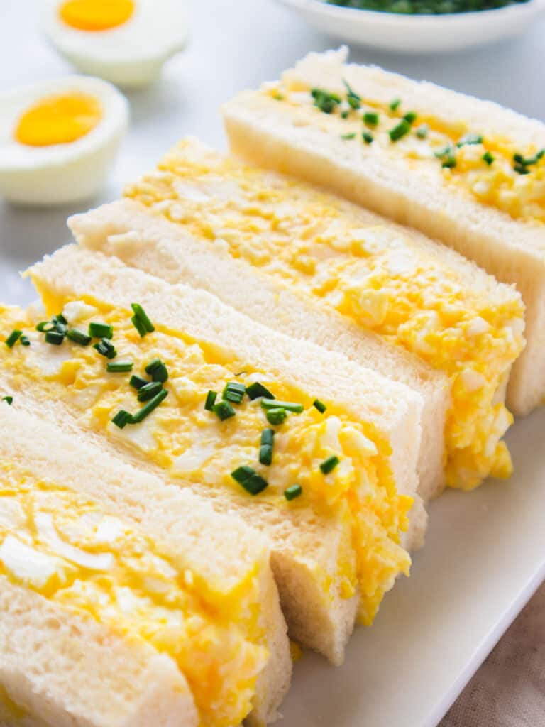Japanese Egg Salad Sandwich (Tamago Sando)