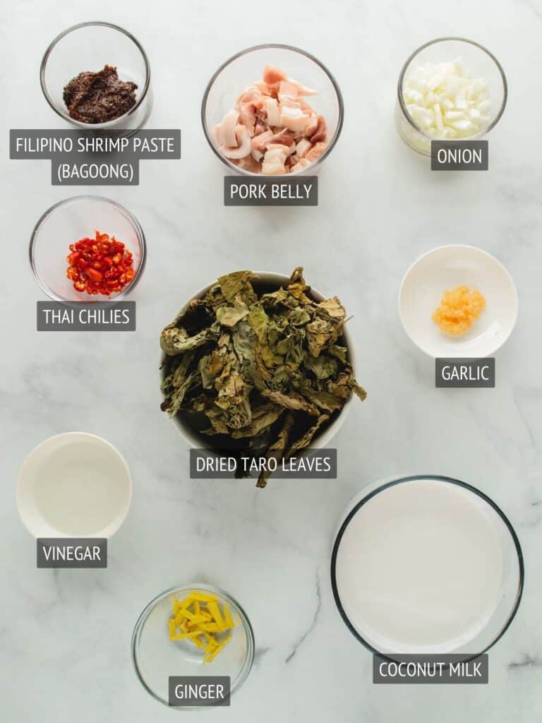 Ginataang Laing Recipe