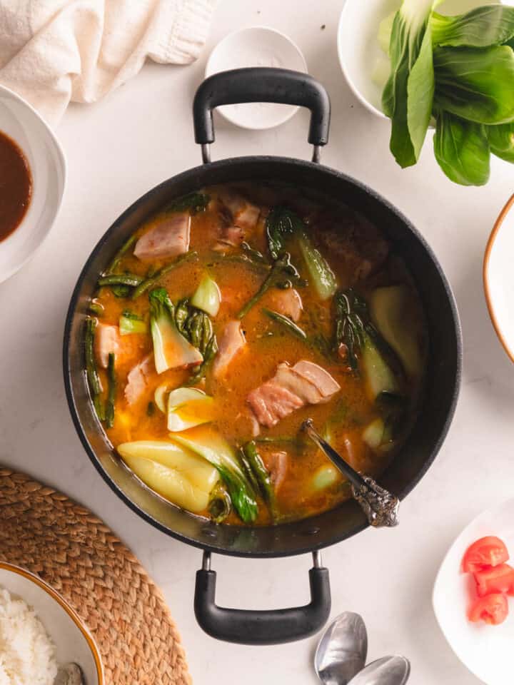 Sinigang na Baboy (Filipino Pork Sinigang Recipe)