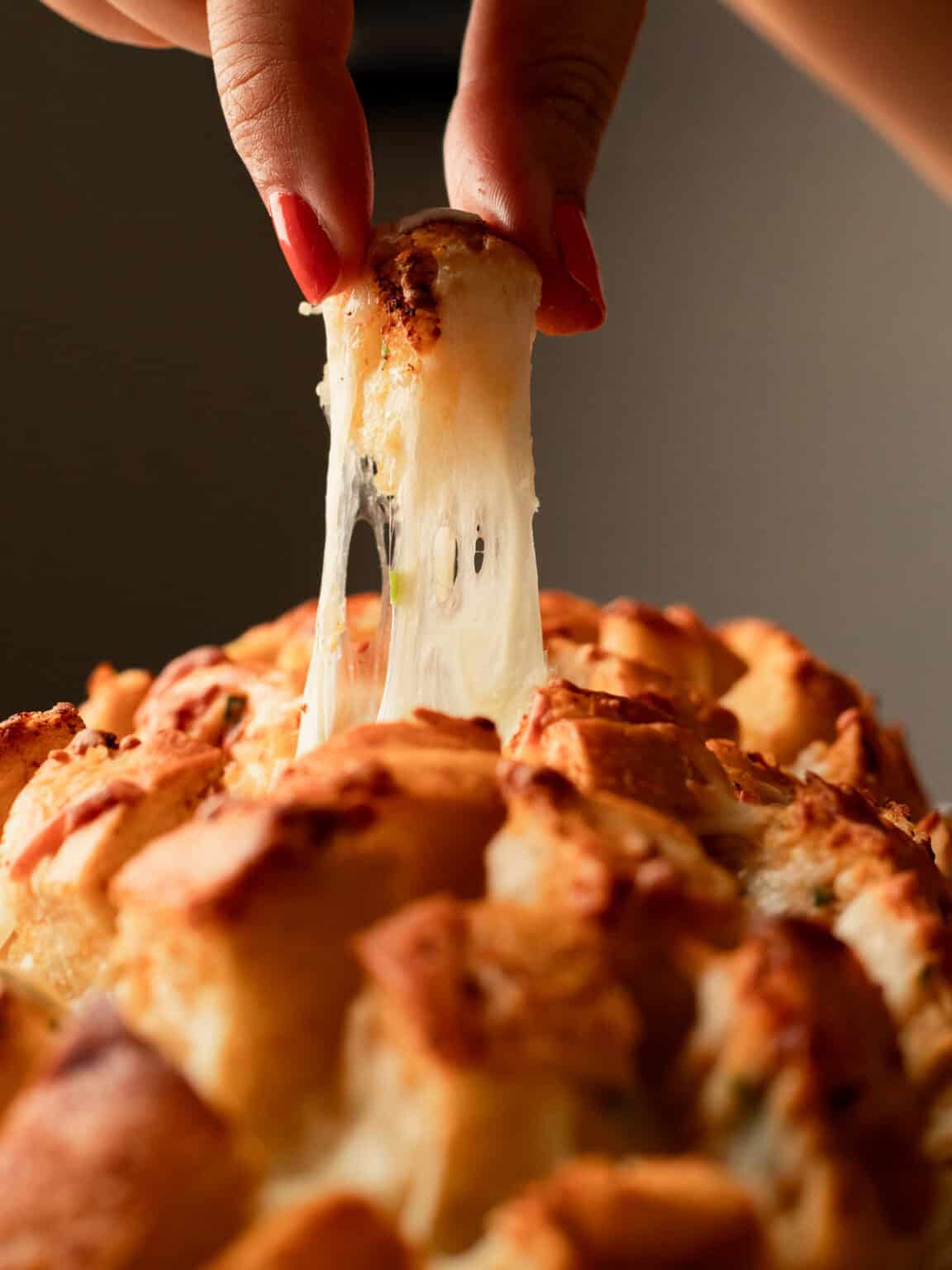 Cheesy Pull Apart Garlic Bread (with Miso)